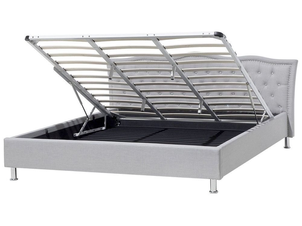 Silver grey ottoman bed store