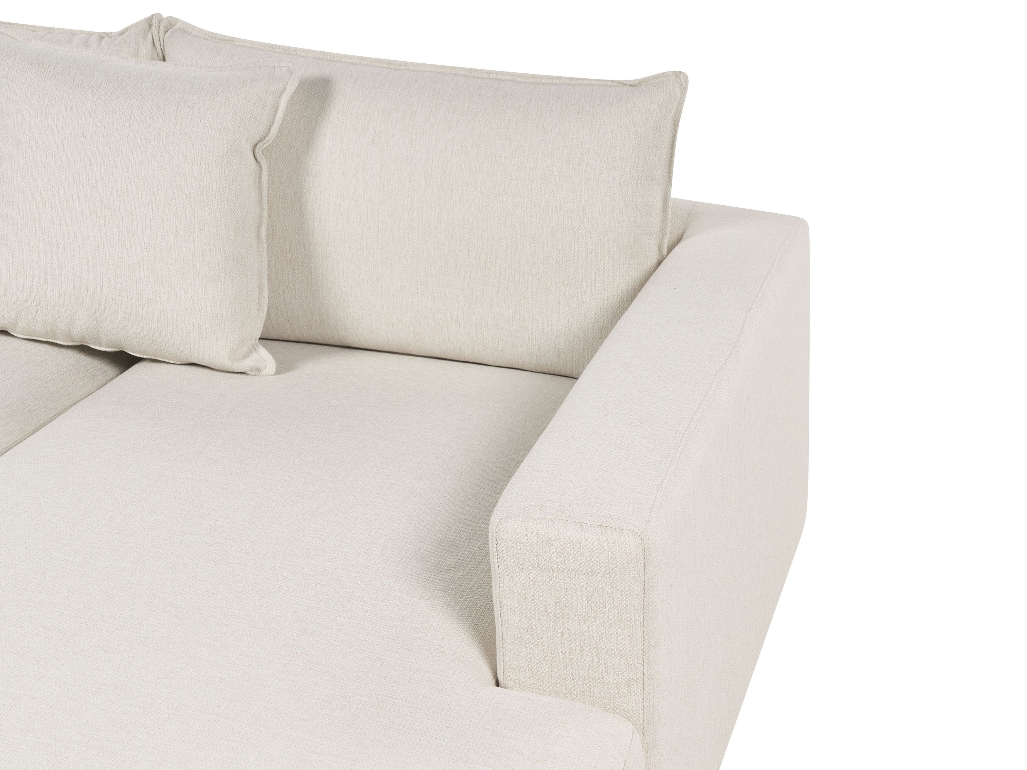 Corner Sofa 5 Seater LILVIKEN Fabric Light Beige | Beliani.co.uk