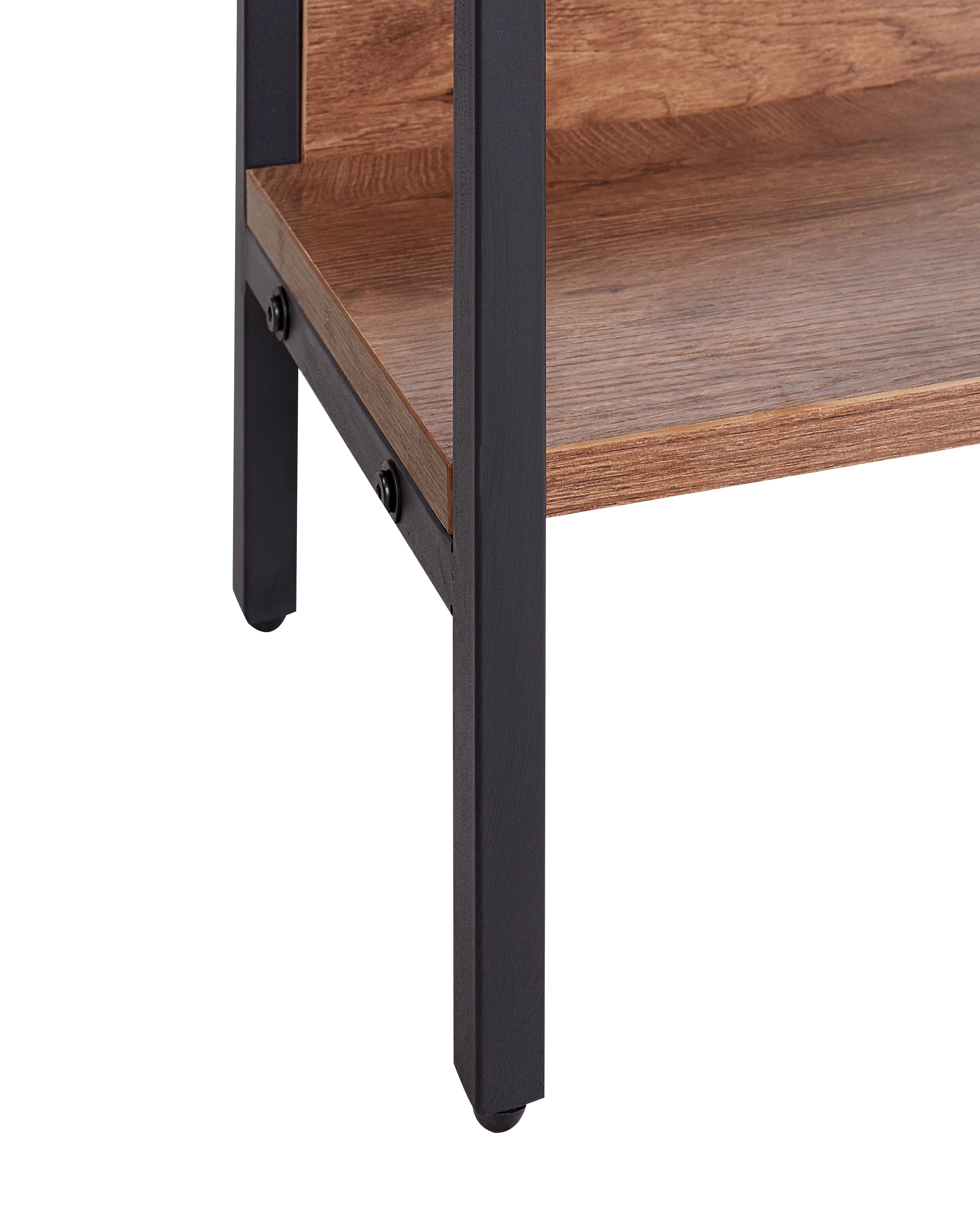 Hatszintes sötétbarna könyvespolc DAVEN | Beliani.hu