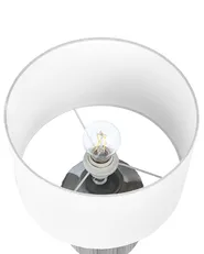 Table Lamp ESPERANCE Ceramic Grey | Beliani.co.uk