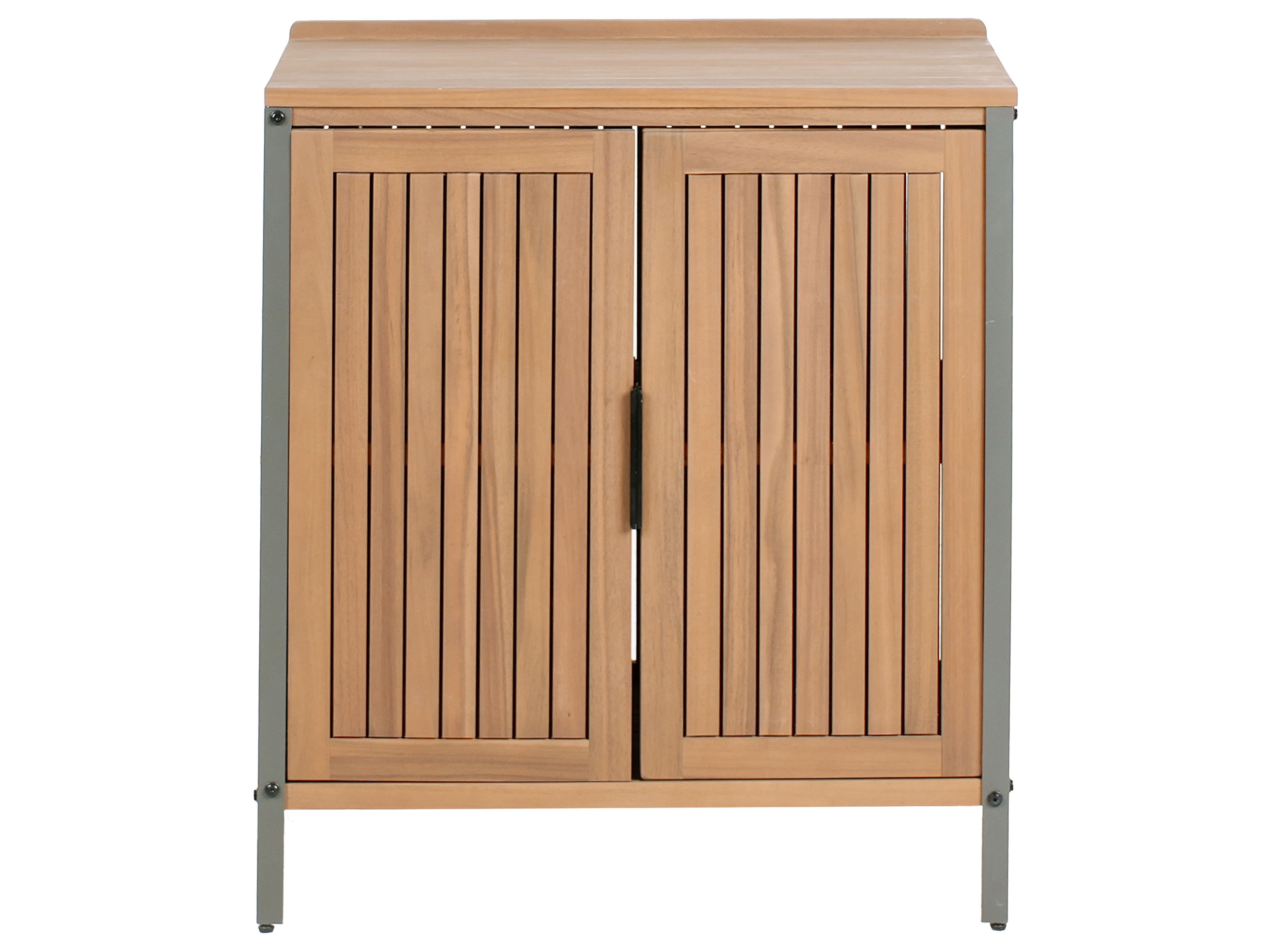 Tuin keukenkast IVREA Gecertificeerd acaciahout Bruin | Beliani.nl