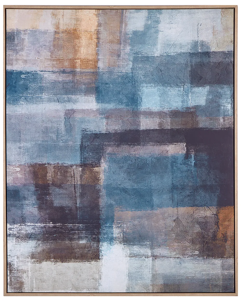 Canvas-taulu PULSANO Abstrakti aihe 83 x 103 cm Monivärinen | Beliani.fi