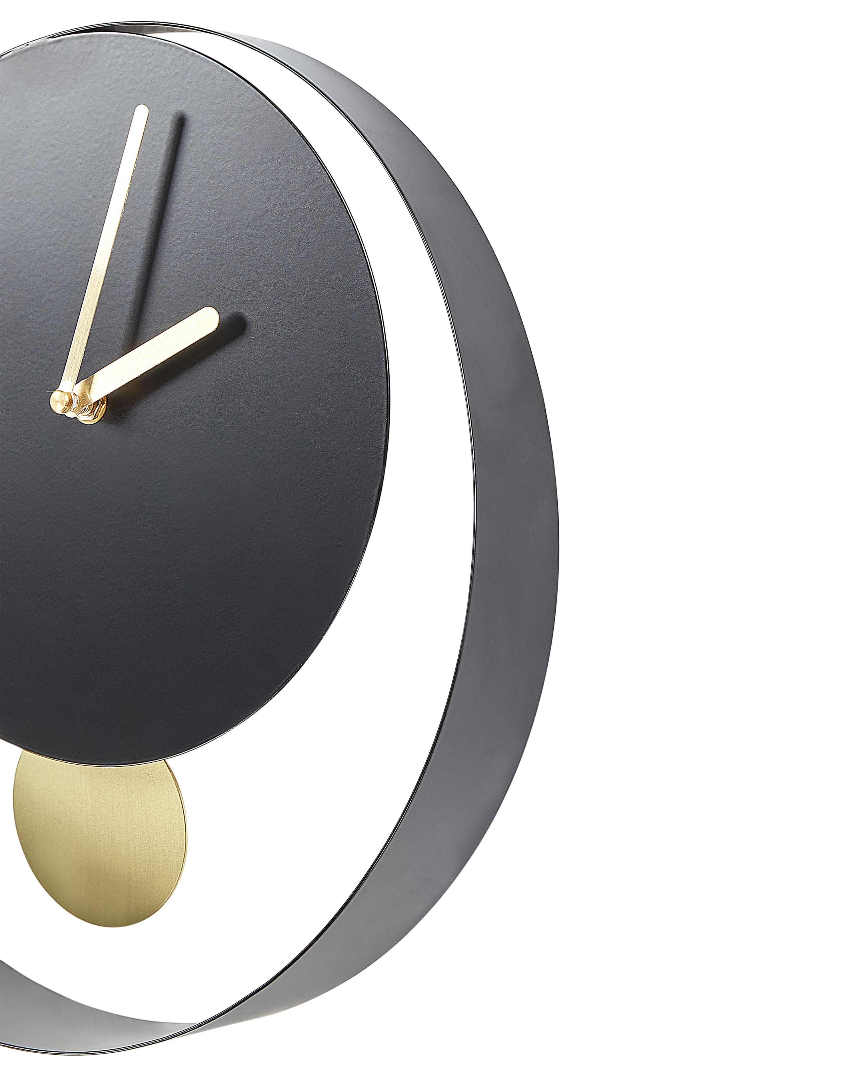 Wall Clock MAGLAND 30 cm Metal Black | Beliani.co.uk