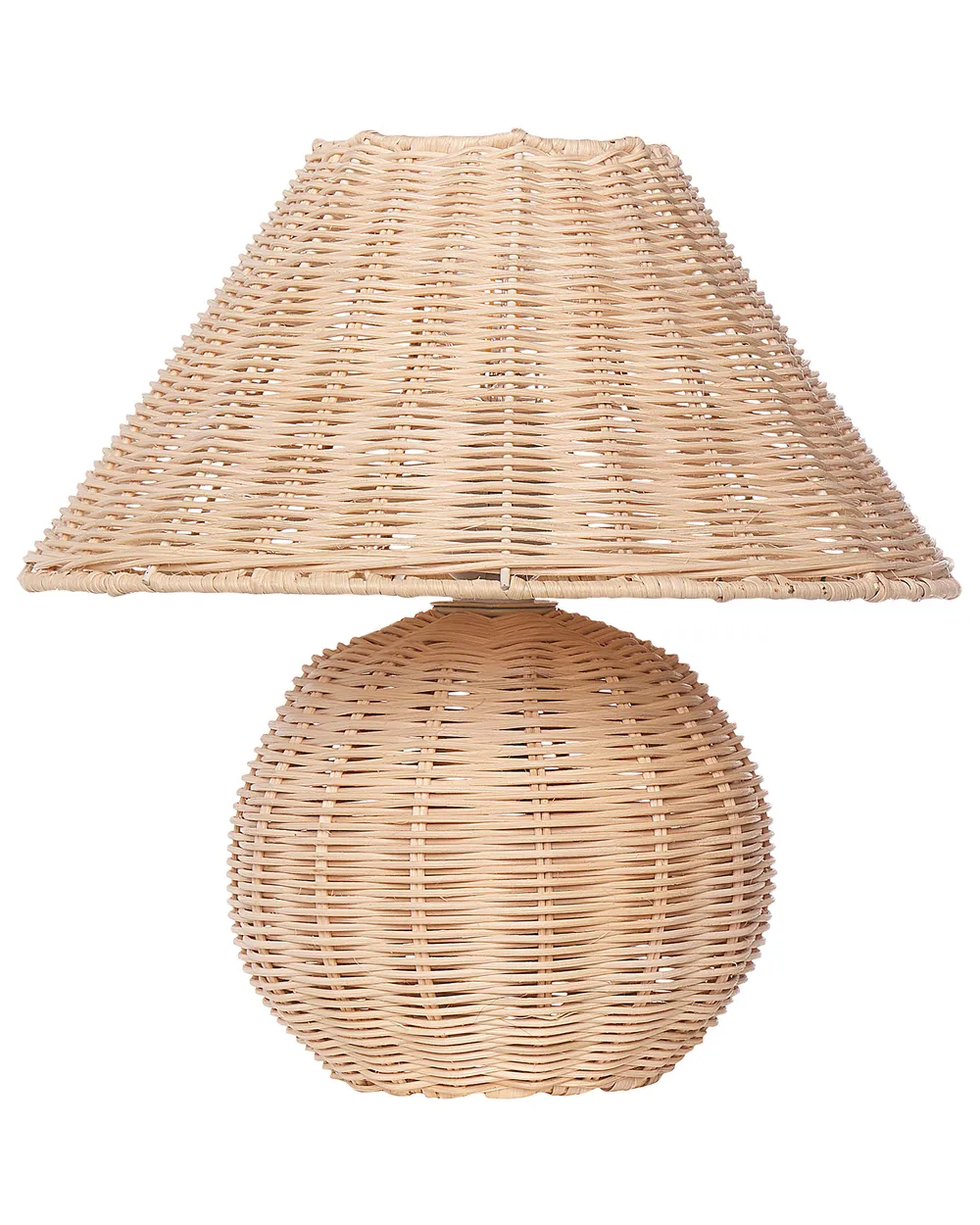 Table Lamp CINDER Rattan Natural | Beliani.co.uk