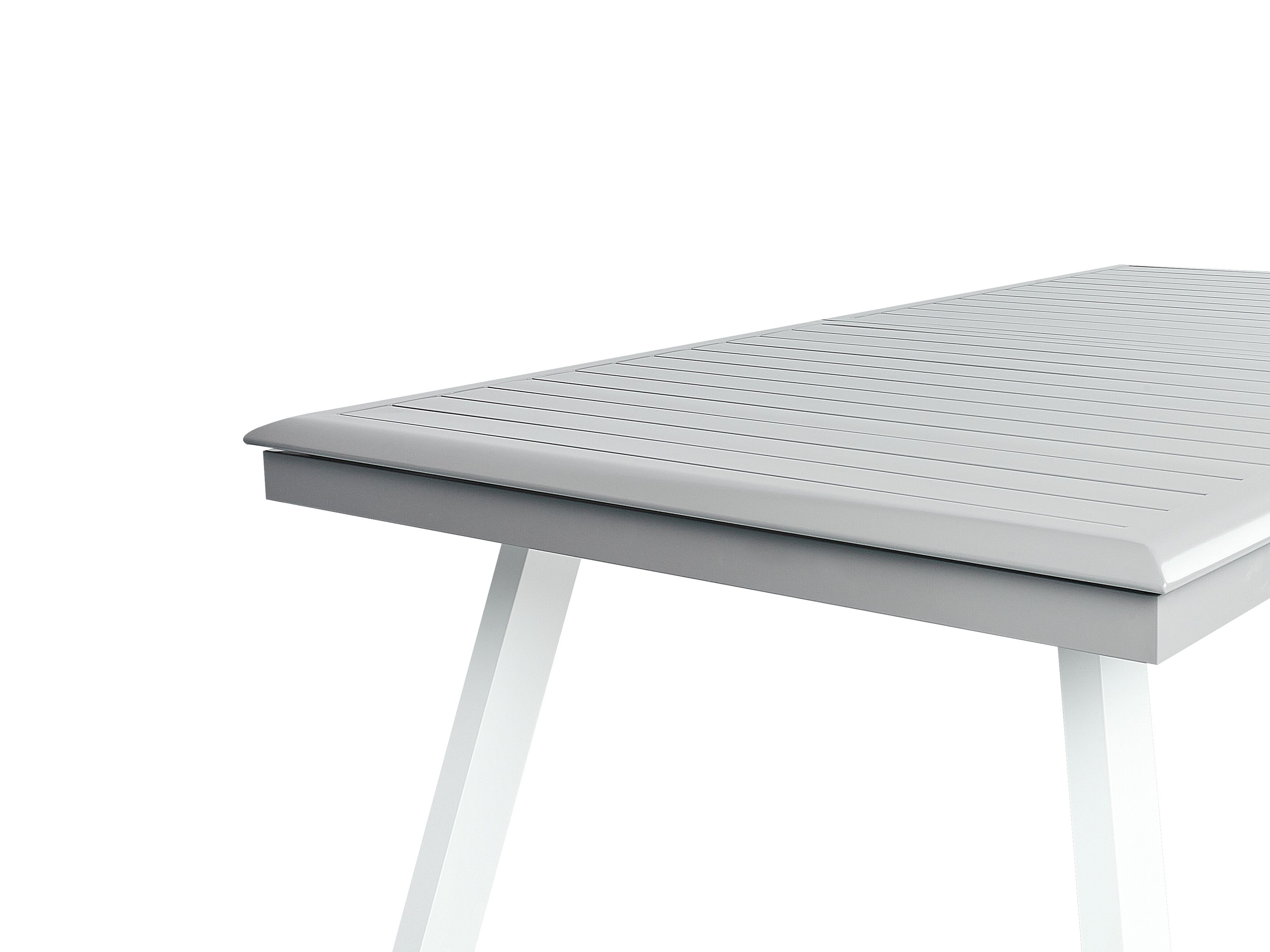 Garden Dining Set 8 Seater PERETA Metal Grey | Beliani.co.uk