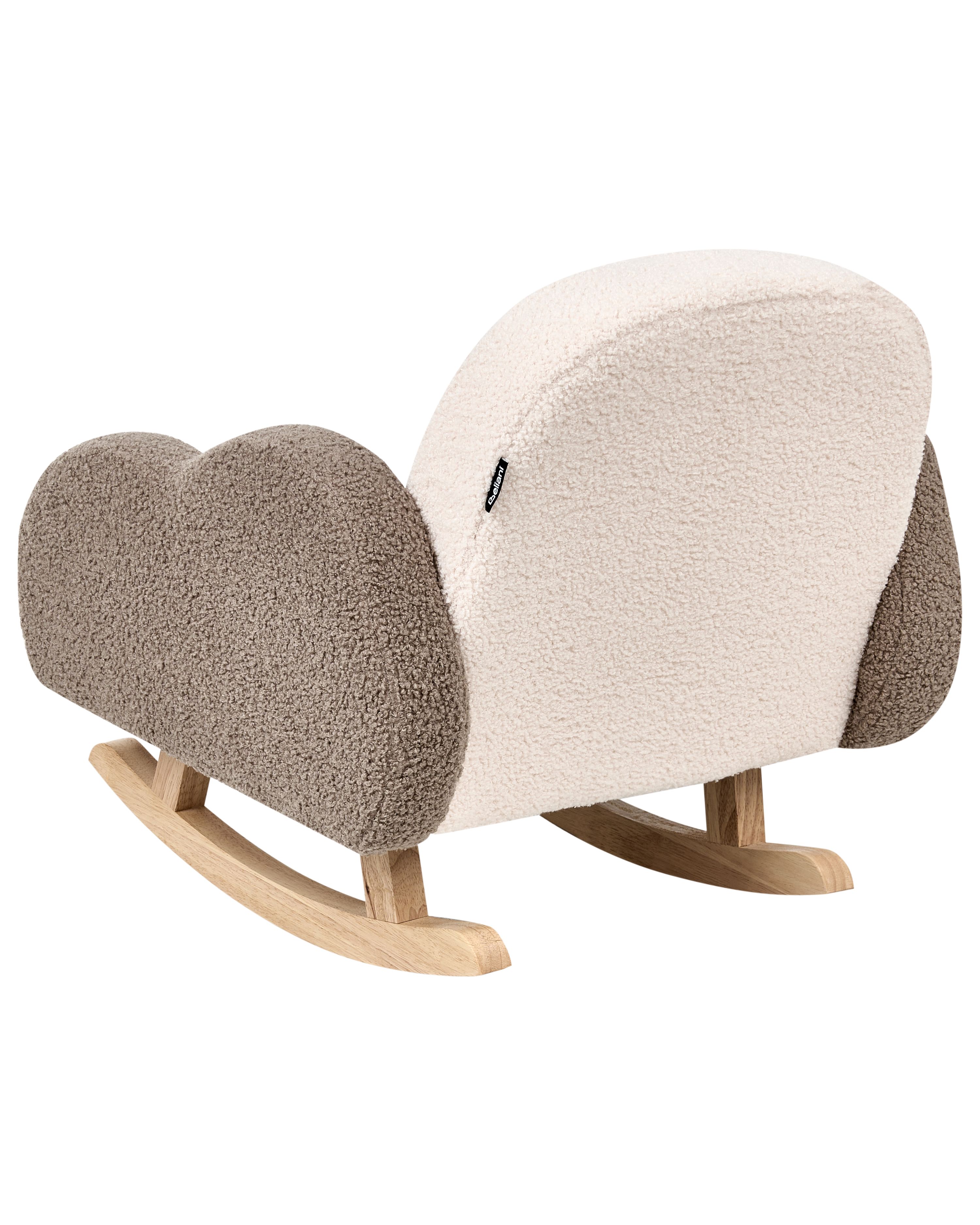 Kids Rocking Chair Cloud SKARE Boucle Beige | Beliani.co.uk