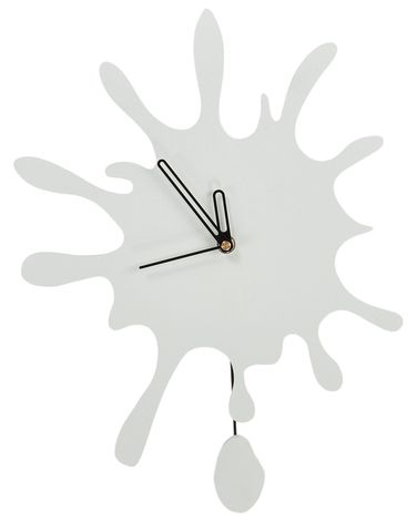 Wall Clock 27 x 37 cm White FULLY | Beliani.co.uk