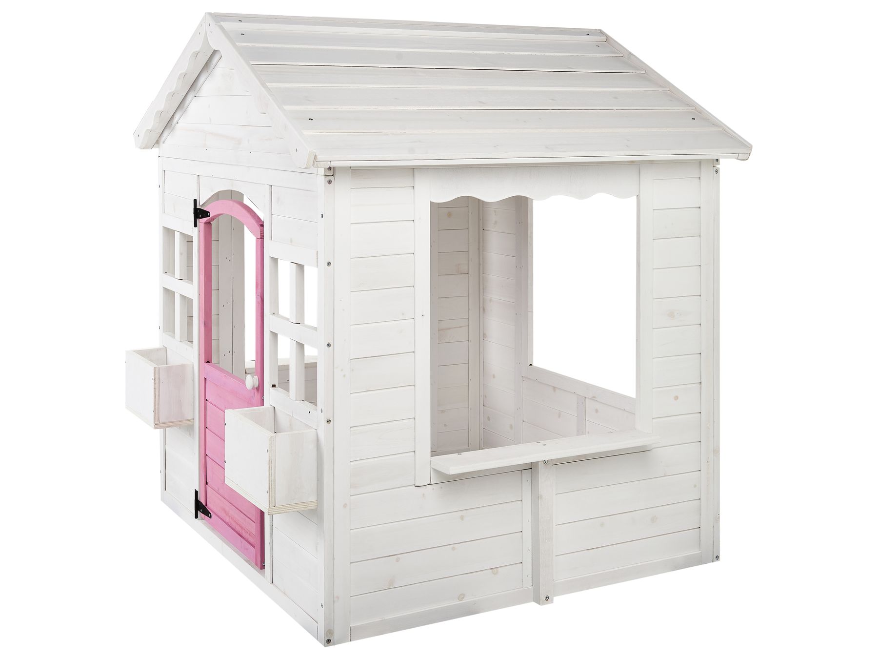 Garden Playhouse NIKAIA Fir Wood White | Beliani.co.uk