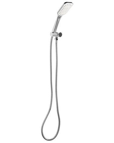 Shower Head and Hose Kit AMAJA Silver | Beliani.co.uk