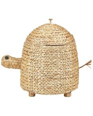 Kids Basket Turtle MONTAGU Wicker Natural | Beliani.co.uk