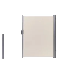 Side Awning DORIO 305 cm 160 cm Beige | Beliani.co.uk