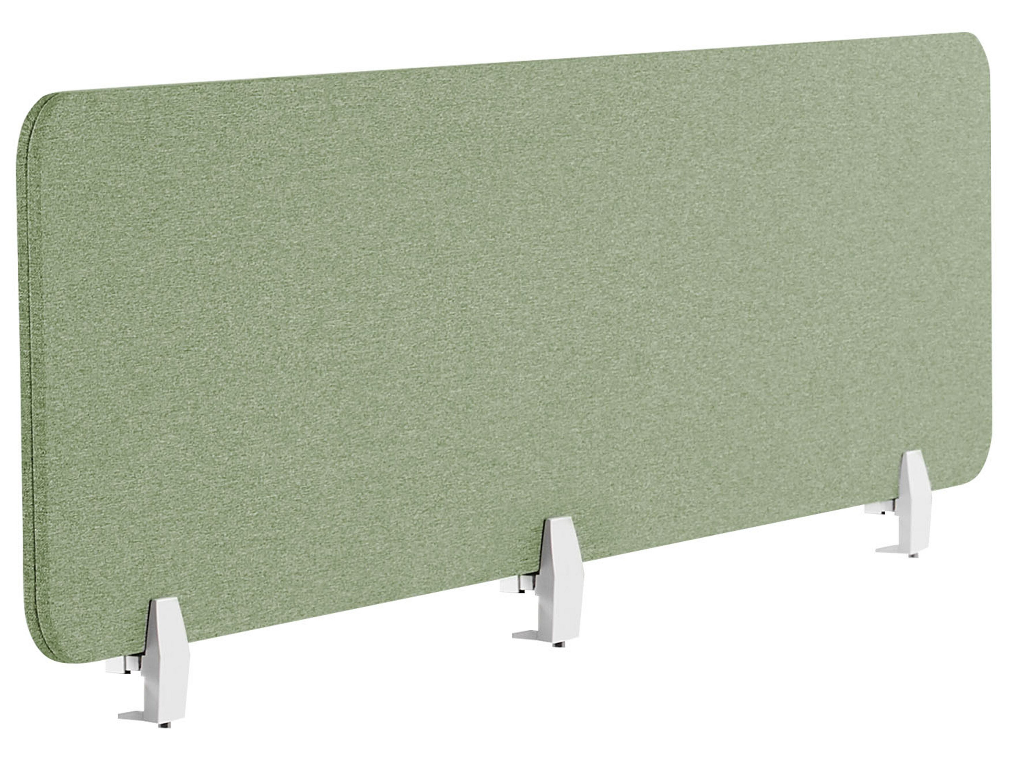 Desk Screen 180 x 40 cm Green WALLY | Beliani.co.uk