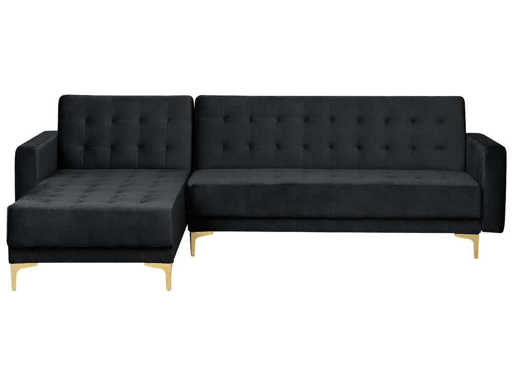 Modular Corner Sofa 2 Seater HELLNAR Fabric Grey Right Hand | Beliani.co.uk