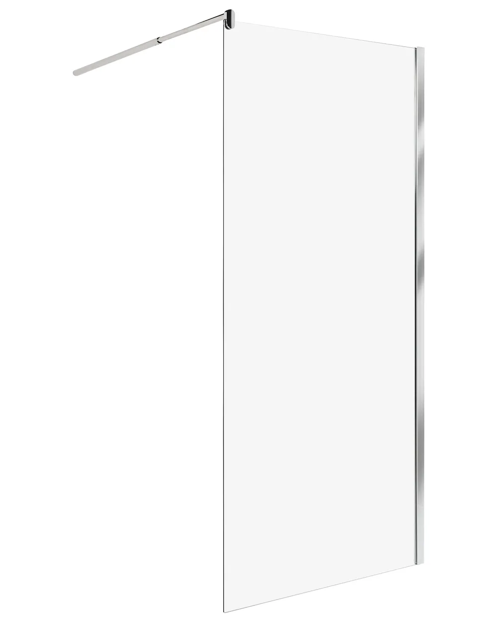 Shower Screen AHAUS 800 x 1900 mm Gold | Beliani.co.uk