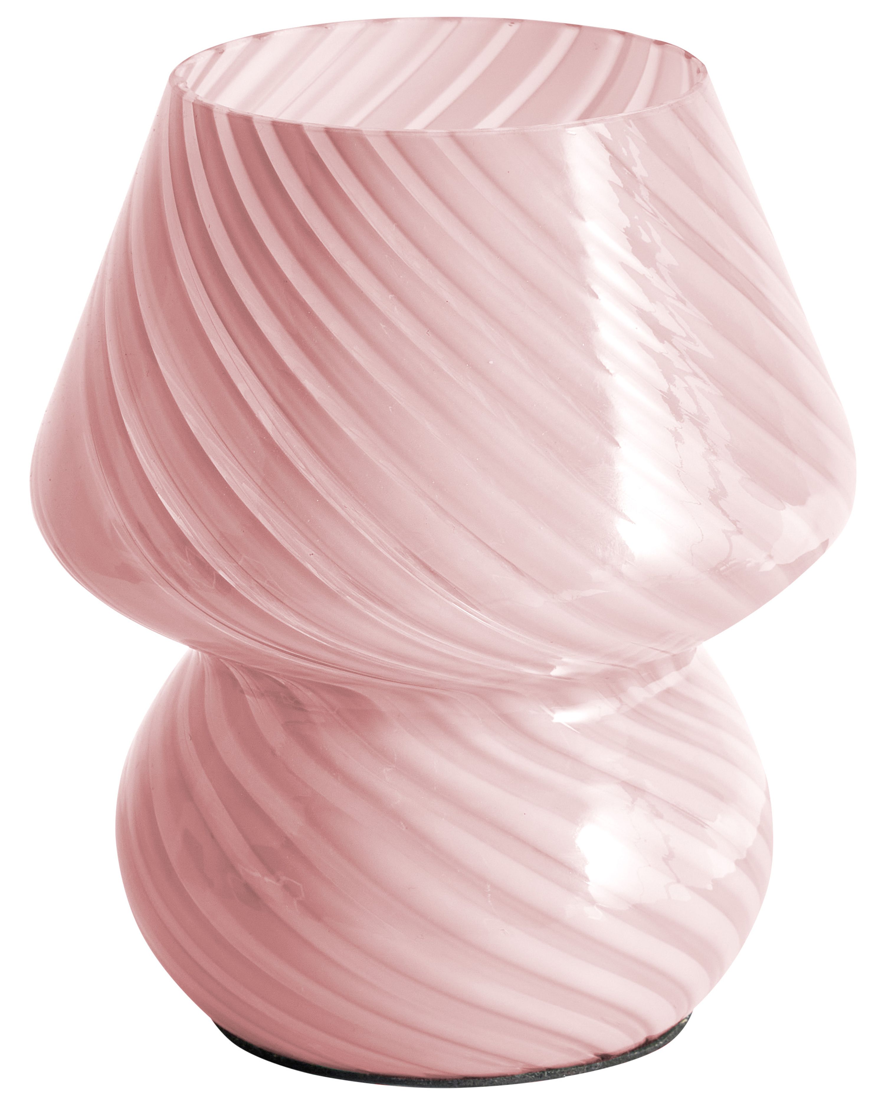 Glass Table Lamp Pink LOBO | Beliani.co.uk