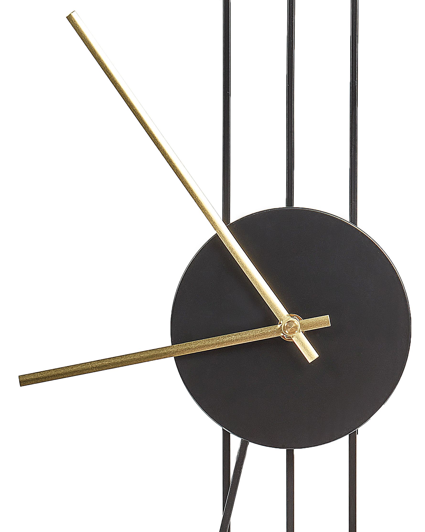 Wall Clock ANNIVIERS 44 cm Metal Black | Beliani.co.uk