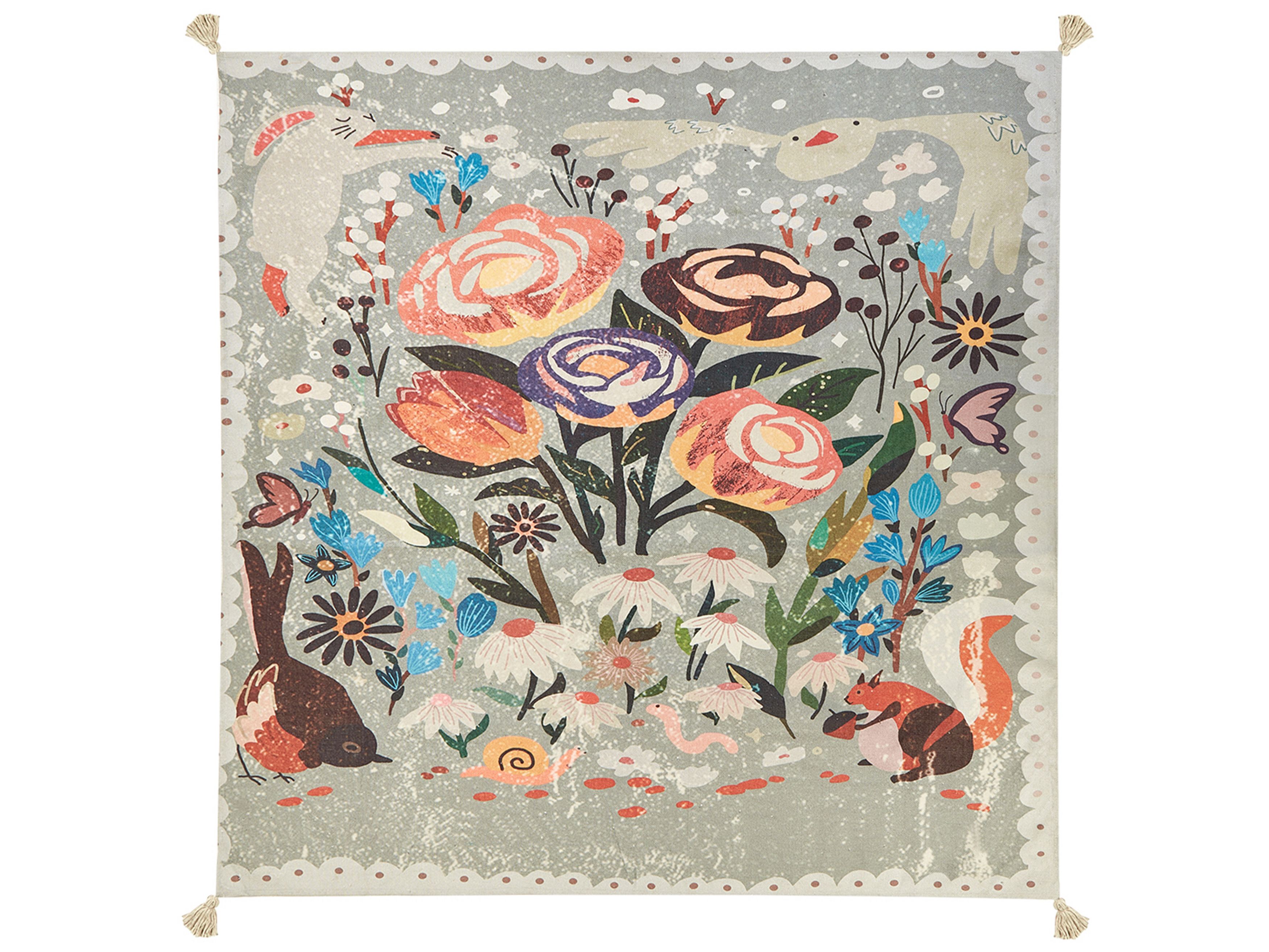 Picnic tæppe BANDOWALI 200x200 cm Multifarvet | Beliani.dk