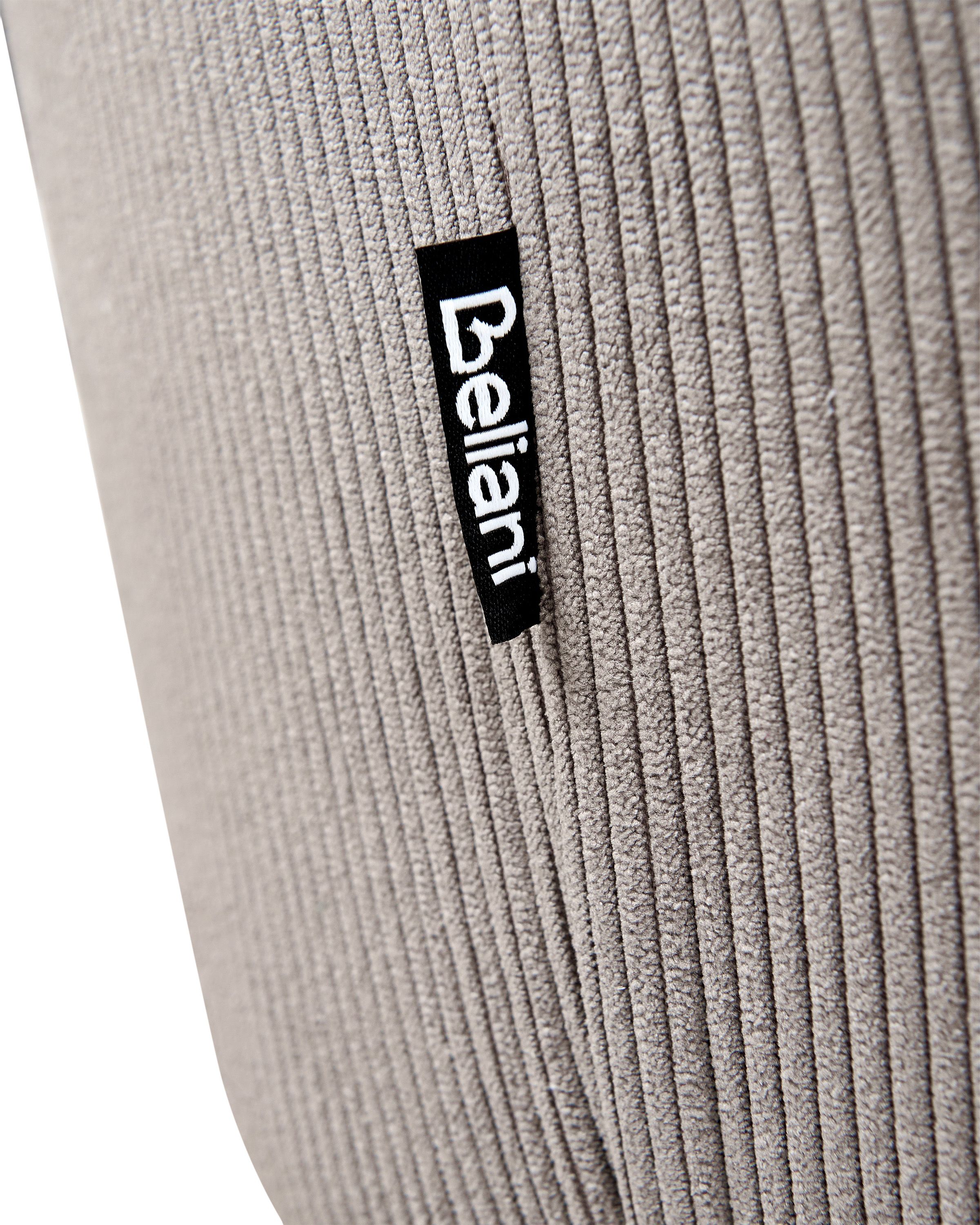 Sæt med 2 spisebordsstole LOVERNA Fløjl Beige | Beliani.dk