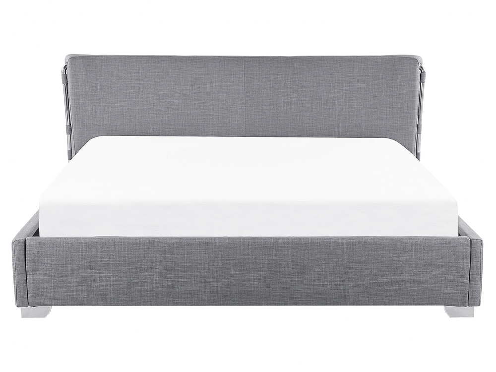 King size bed frame grey fabric store