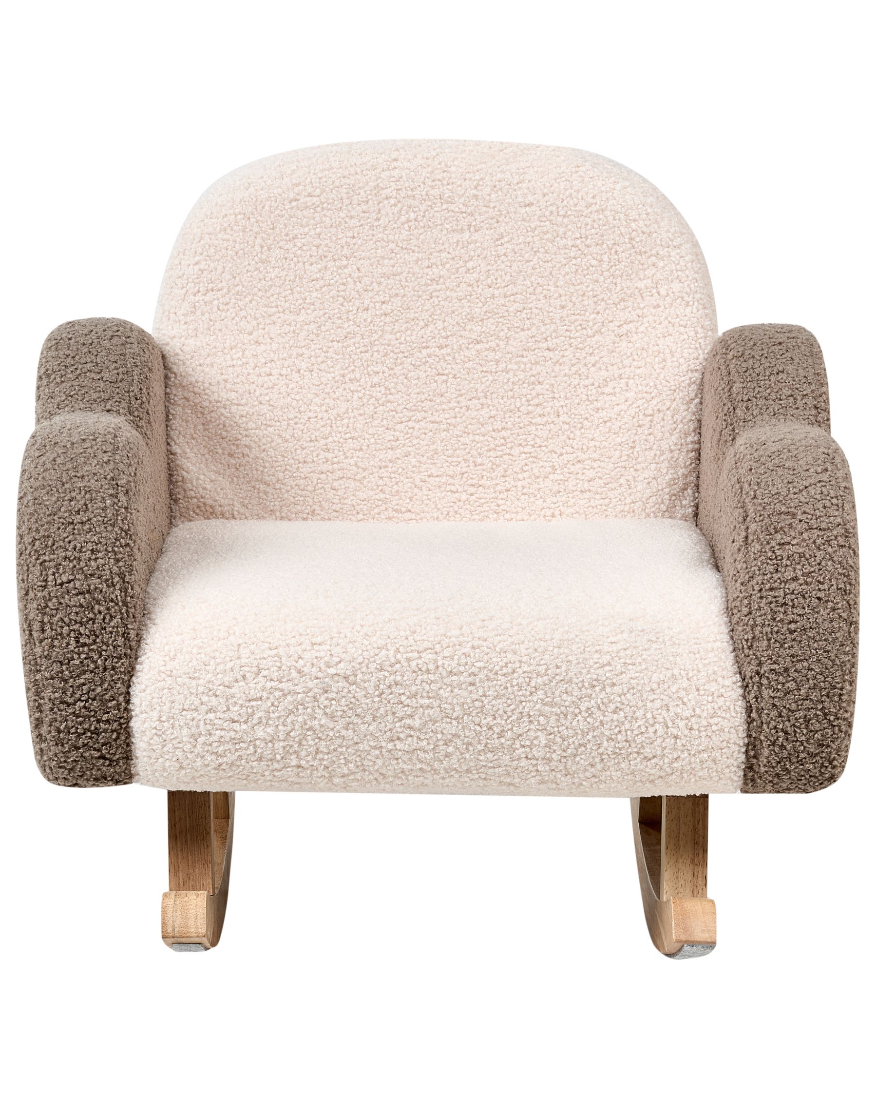 Kids Rocking Chair Cloud SKARE Boucle Beige | Beliani.co.uk