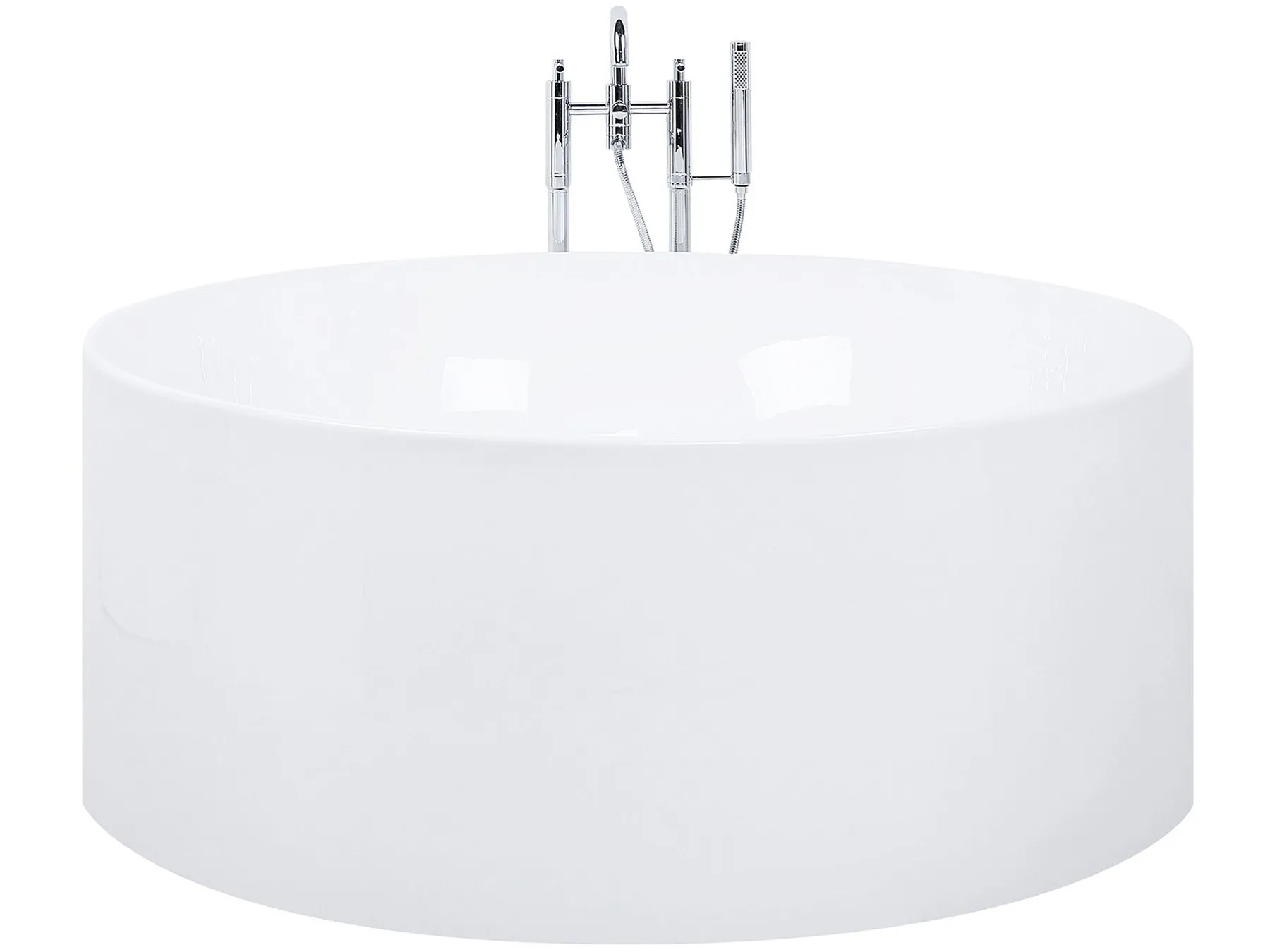 Vasca da bagno freestanding IBIZA 140 x 140 cm Bianco | Beliani.it