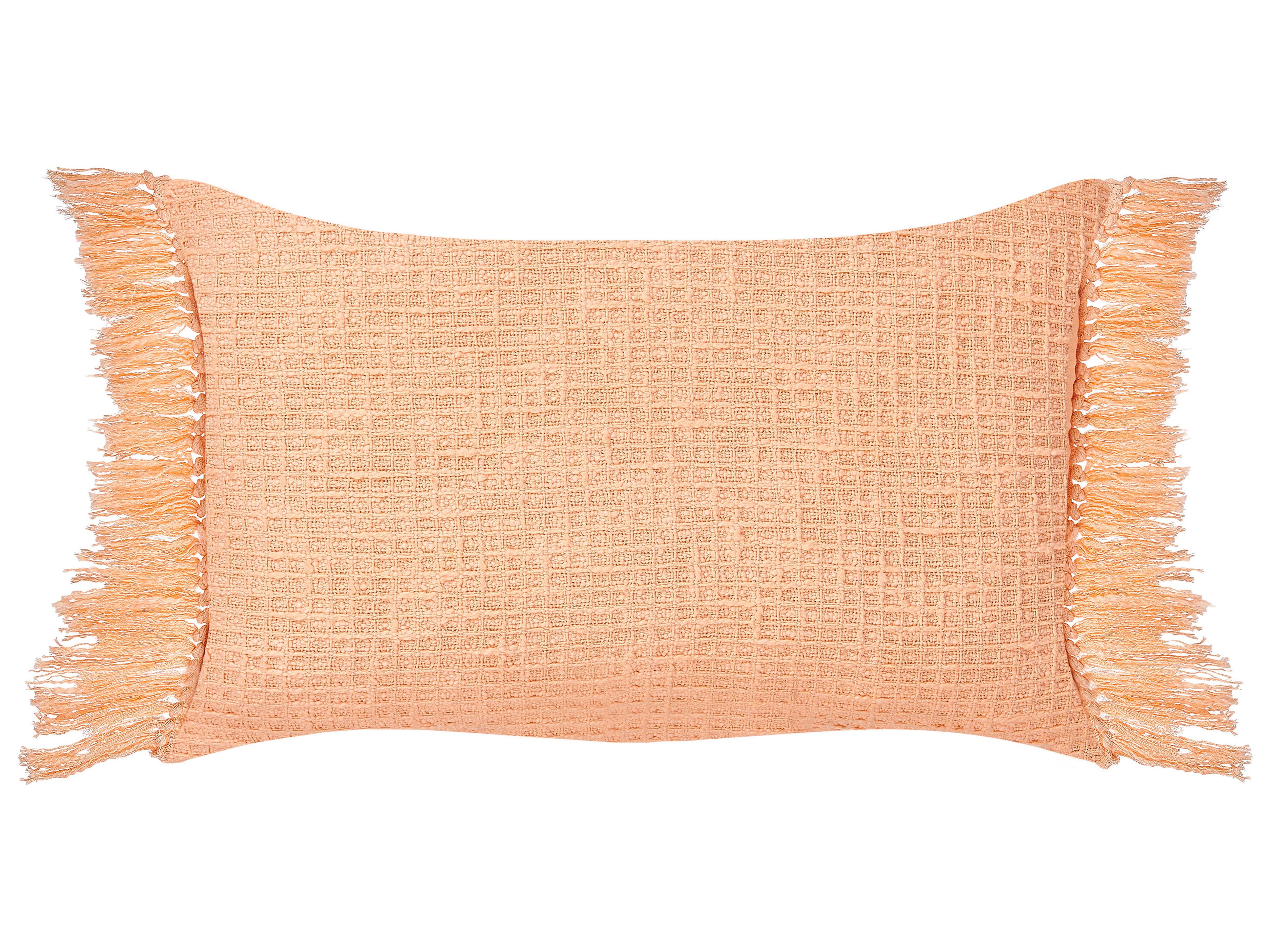 Set of 2 Cotton Cushions 40 x 60 cm Orange TANSY | Beliani.co.uk