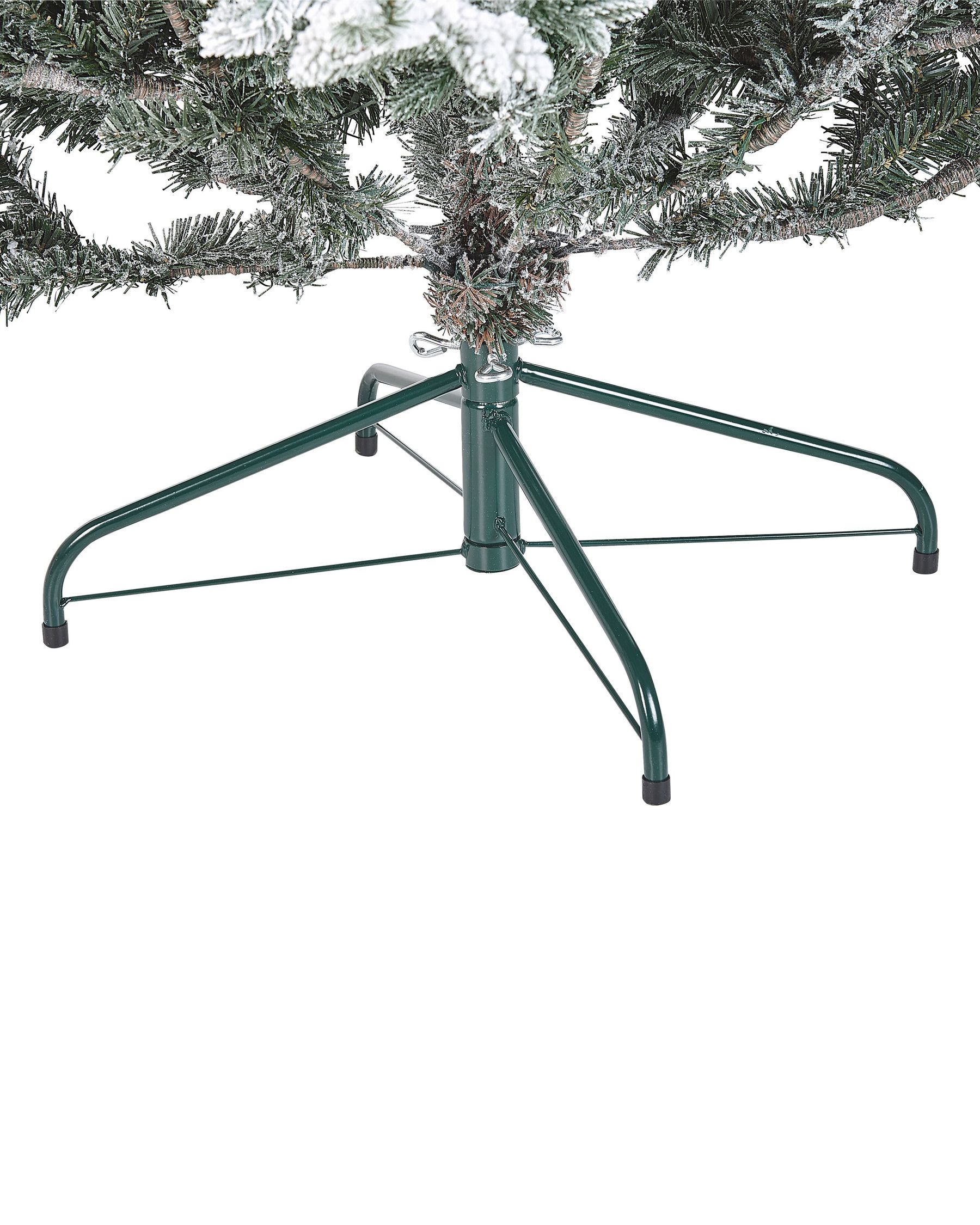 Snowy Christmas Tree 180 cm White BRISCO | Beliani.co.uk