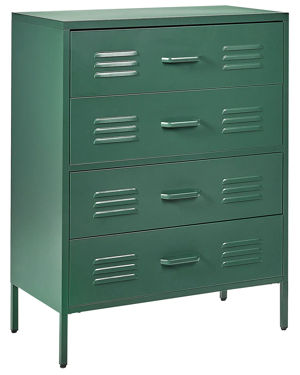 Chest of Drawers ENAGO Metal Dark Green | Beliani.co.uk