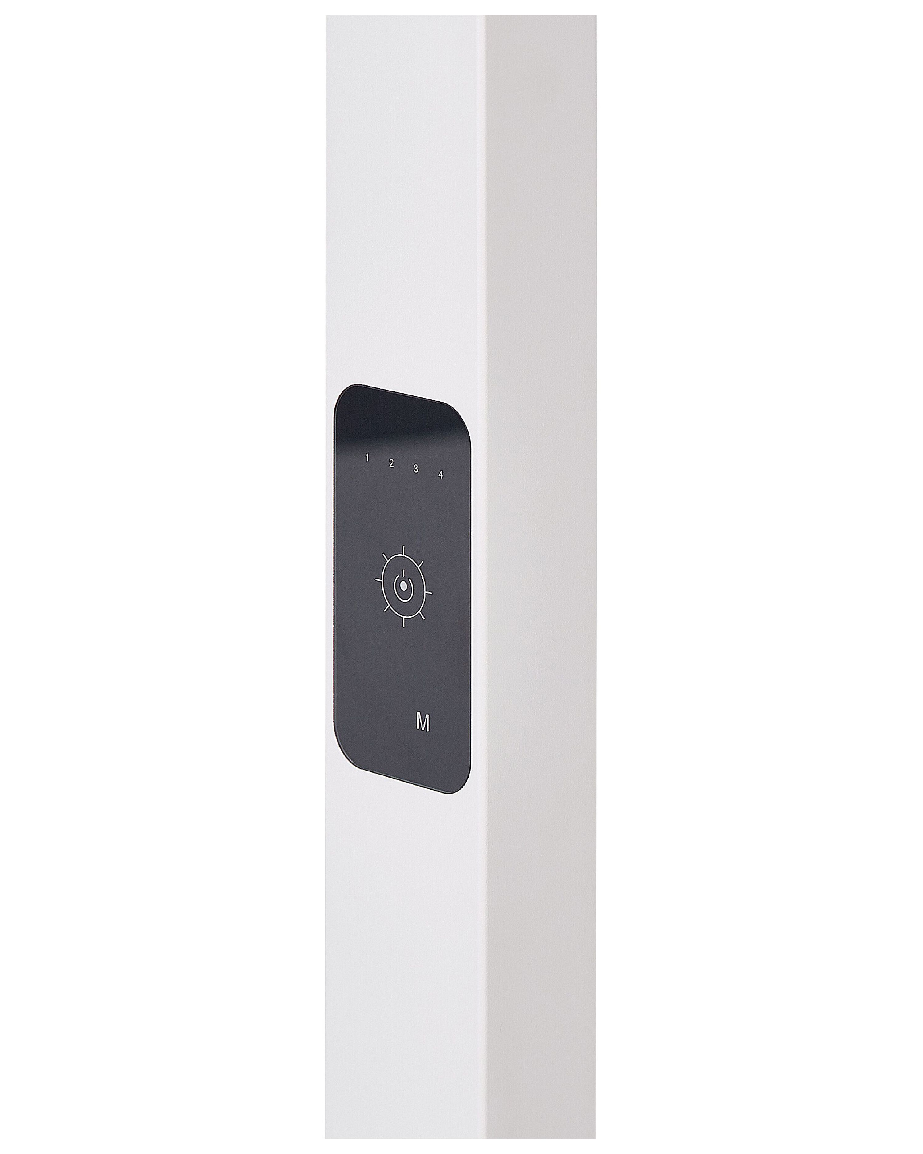 LED Floor Lamp SCULPTOR with Motion Sensor Metal White | Beliani.co.uk