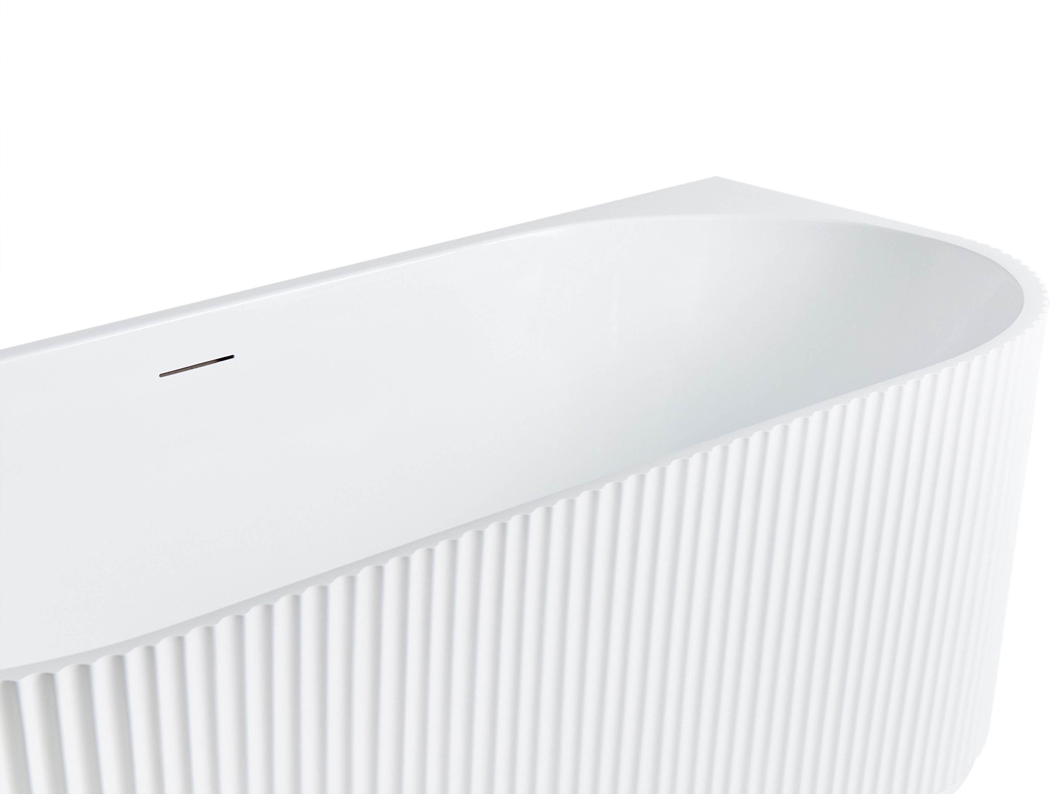 Bath 1670 mm x 730 mm White GOCTA | Beliani.co.uk