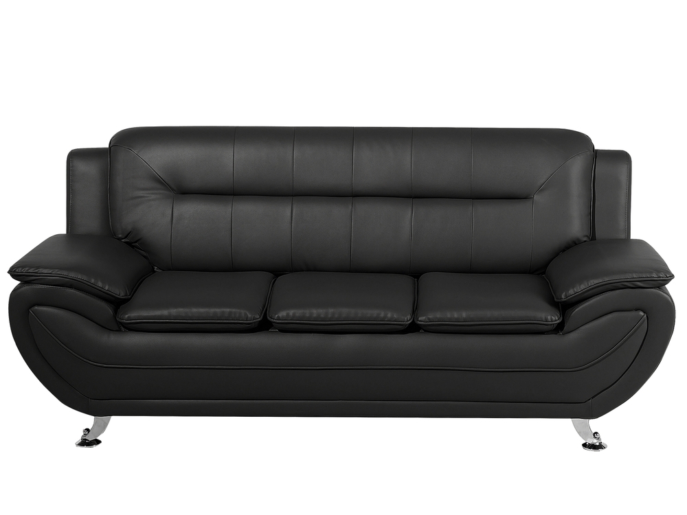 Black 3 and 2 seater sofas store