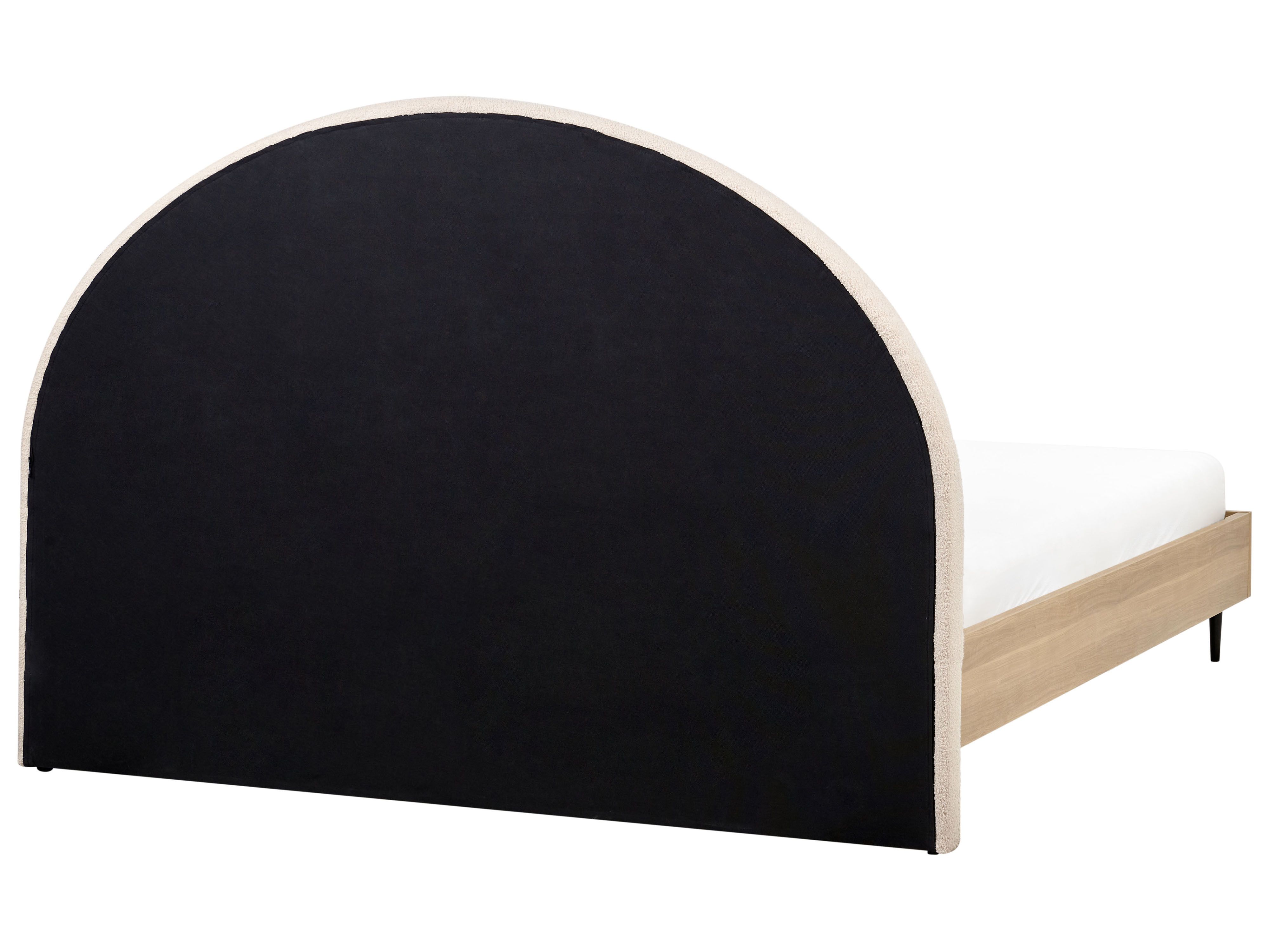 Pat cu lamele Boucle MILLAY 180 x 200 cm Bej | Beliani.ro