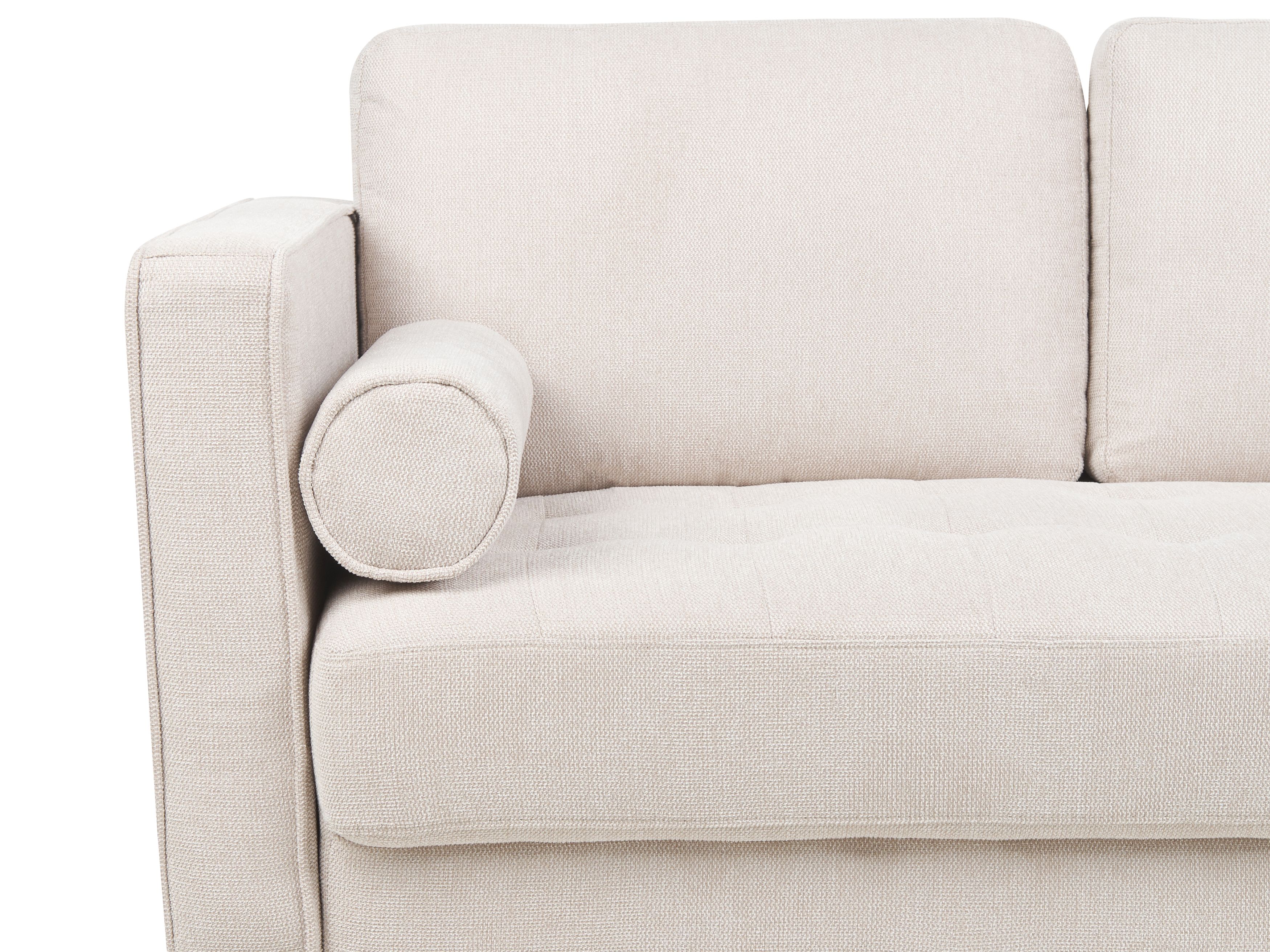 3-Sitzer Sofa hellbeige NURMO | Beliani.ch