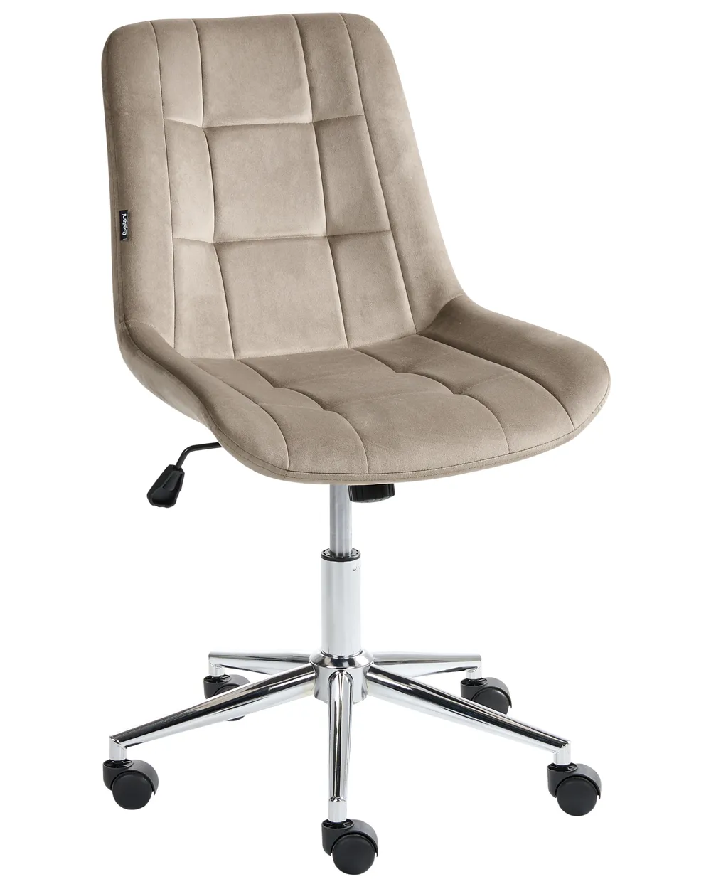 Office Chair MELROSE Velvet Taupe | Beliani.es