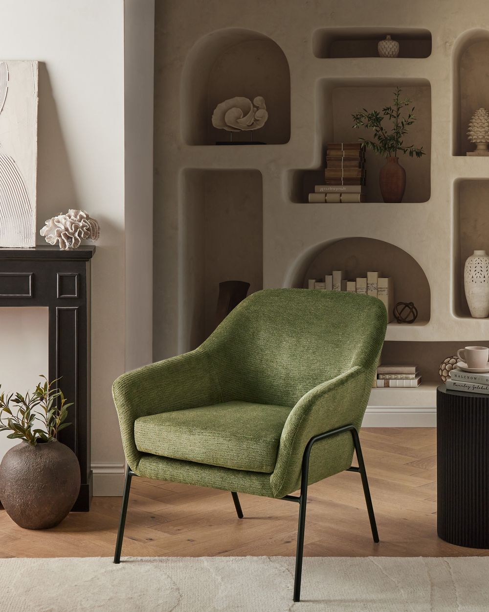 Recliner stol BERGEN Inkl. fodstøtte Brungrå | Beliani.dk