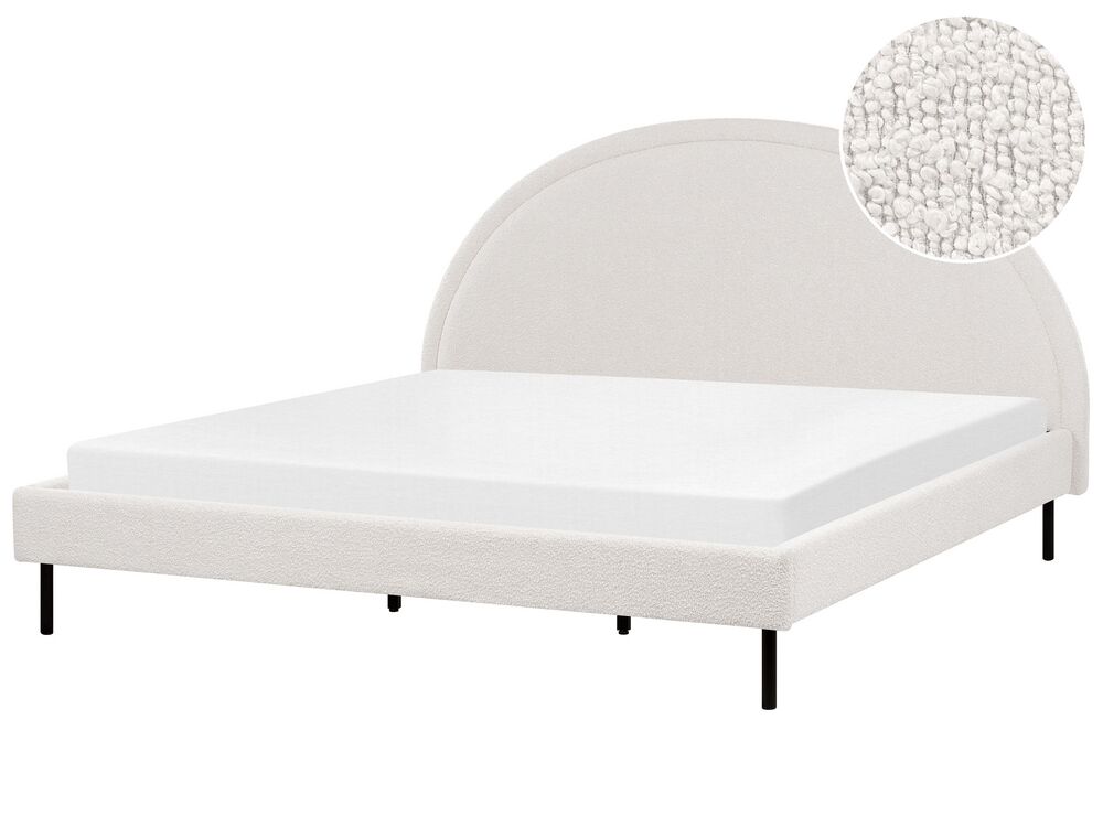 Bed frame king white store