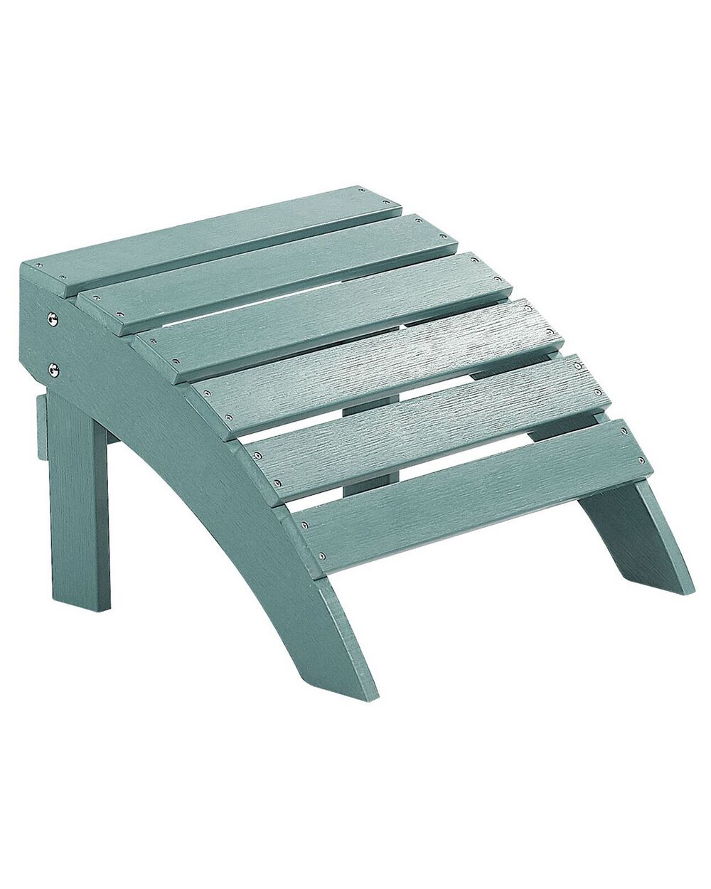Garden Footstool ADIRONDACK Turquoise Beliani