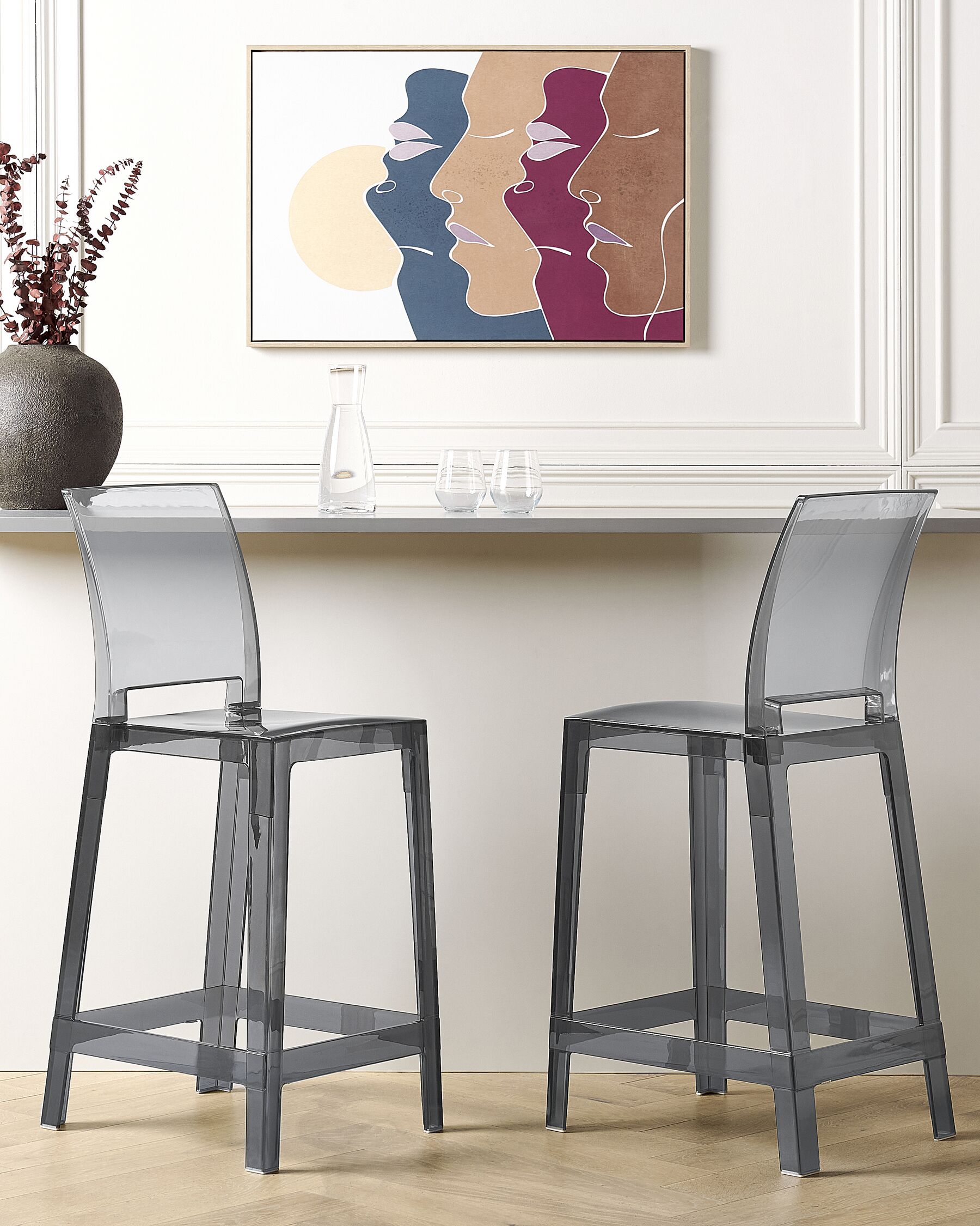 Canvas FASANO Feminine Motif 63 x 93 cm Multicolour | Beliani.co.uk