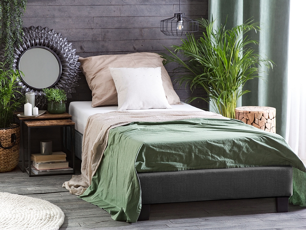 Dark grey single bed store