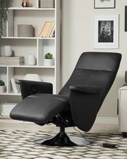 Mekanismituoli PRIME keinonahka Musta | Beliani.fi