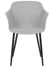 Set med 2 matstolar ELIM Ljusgrå | Beliani.se