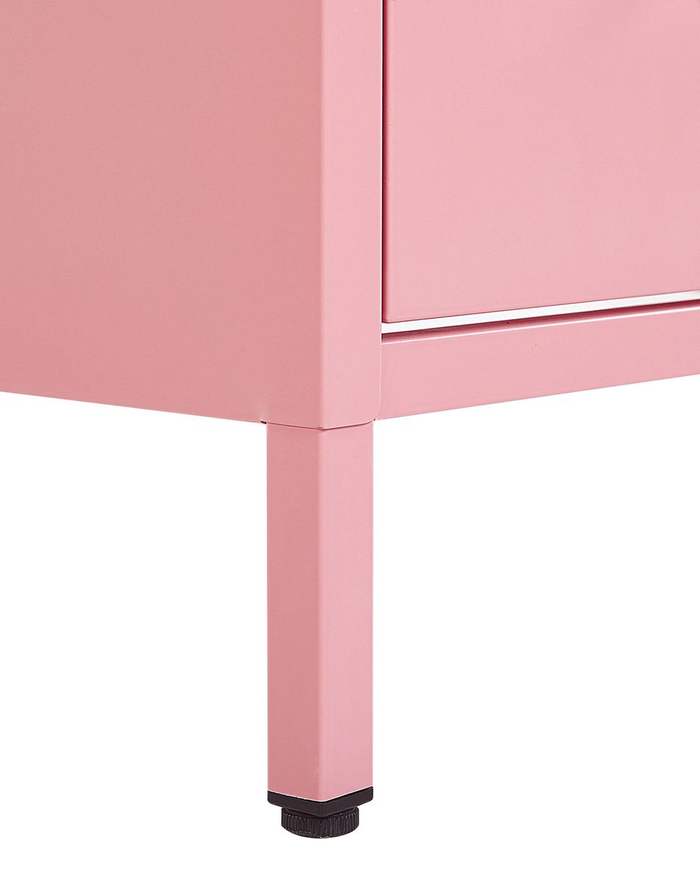 2 Drawer Bedside Table MALAVI Metal Pink | Beliani.co.uk