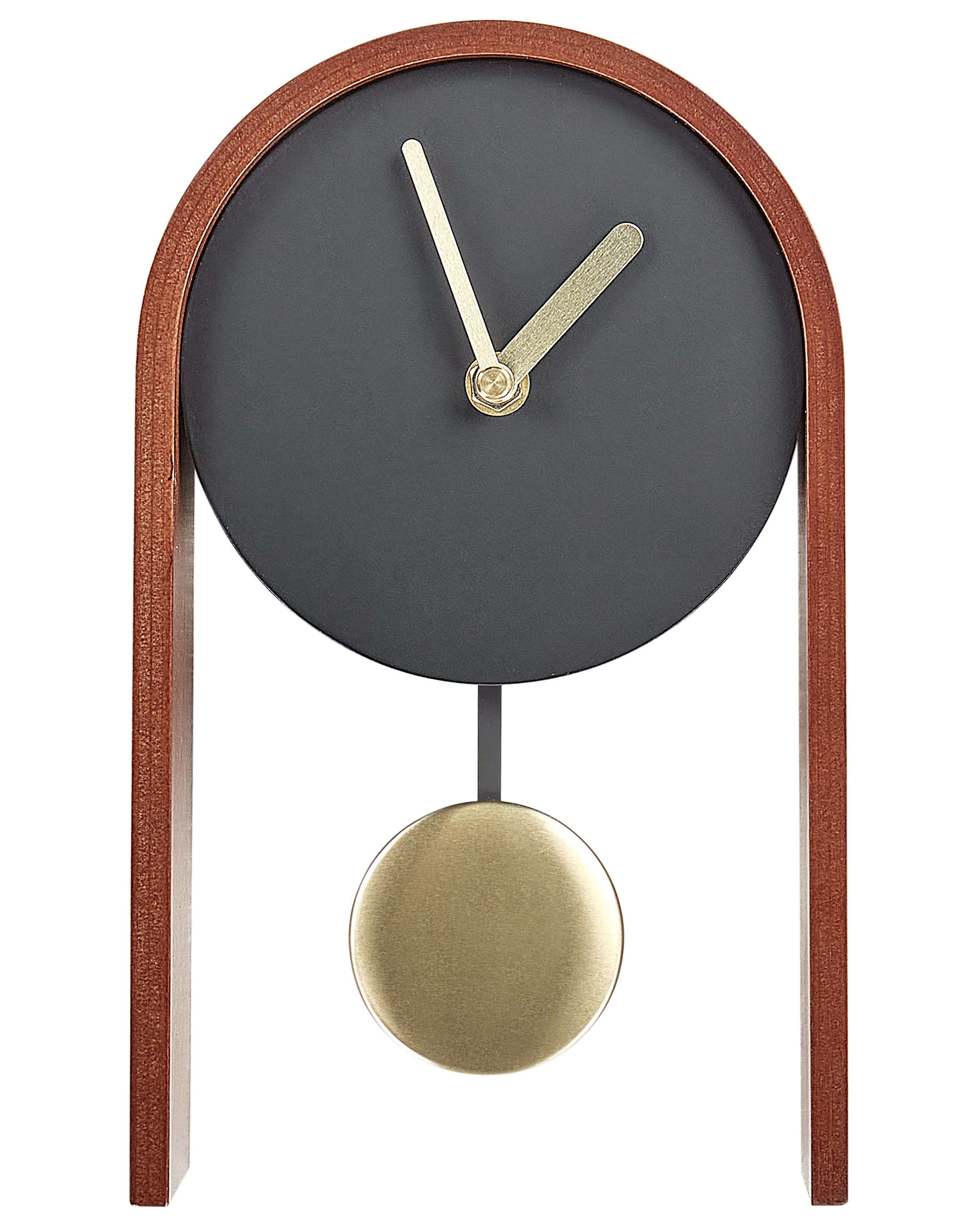 Clock BLATTEN 16 cm Black | Beliani.co.uk