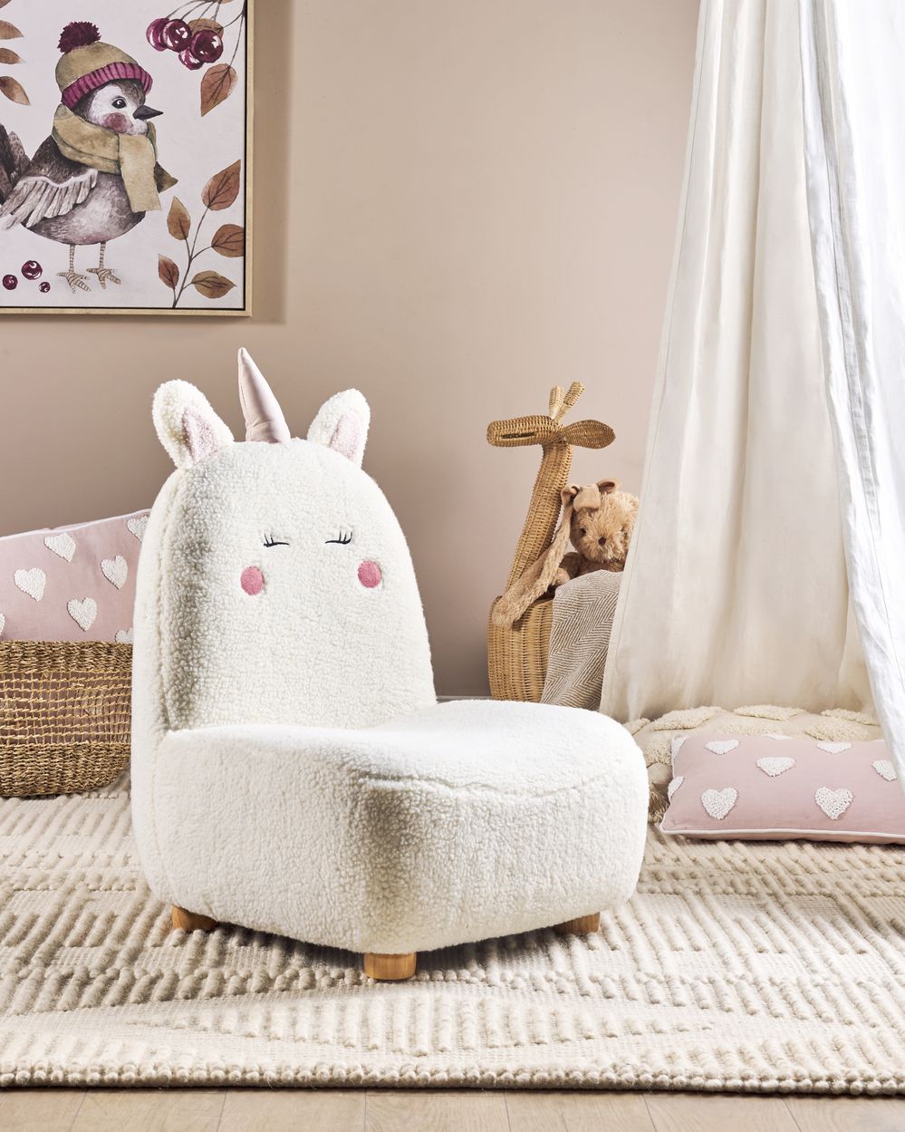 Animal plush chair unicorn store