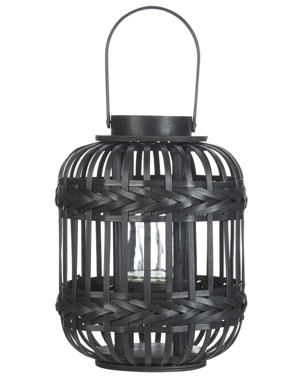 Lyhty MACTAN bambu 58 cm Musta | Beliani.fi