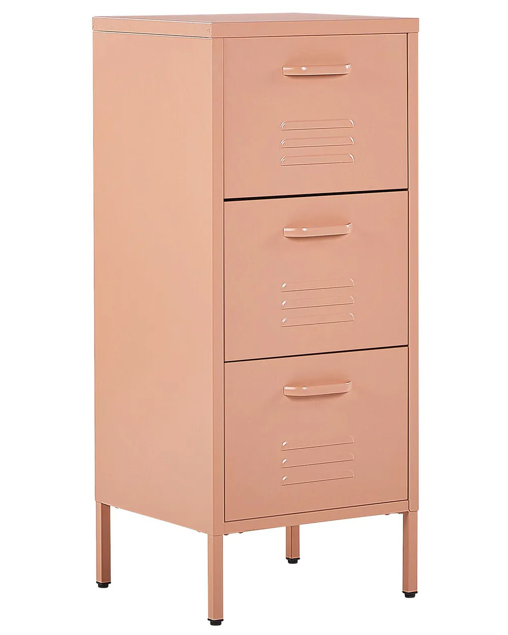Storage Unit WOSTOK Metal Peach Pink | Beliani.co.uk