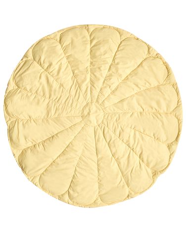 Kids Playmat ELIZJUM 110 x 110 cm Cotton Yellow | Beliani.co.uk