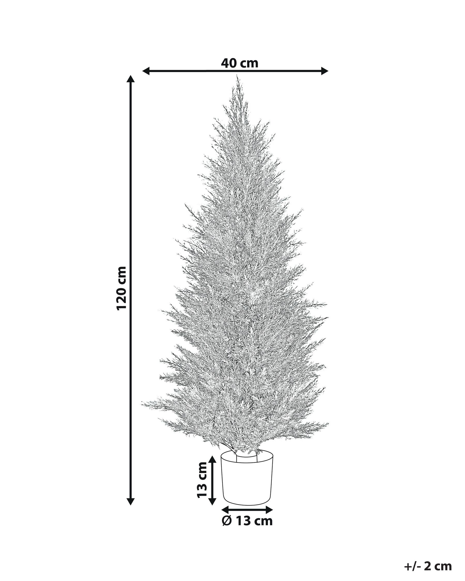 Planta artificial CEDAR TREE 120 cm Verde | Beliani.pt