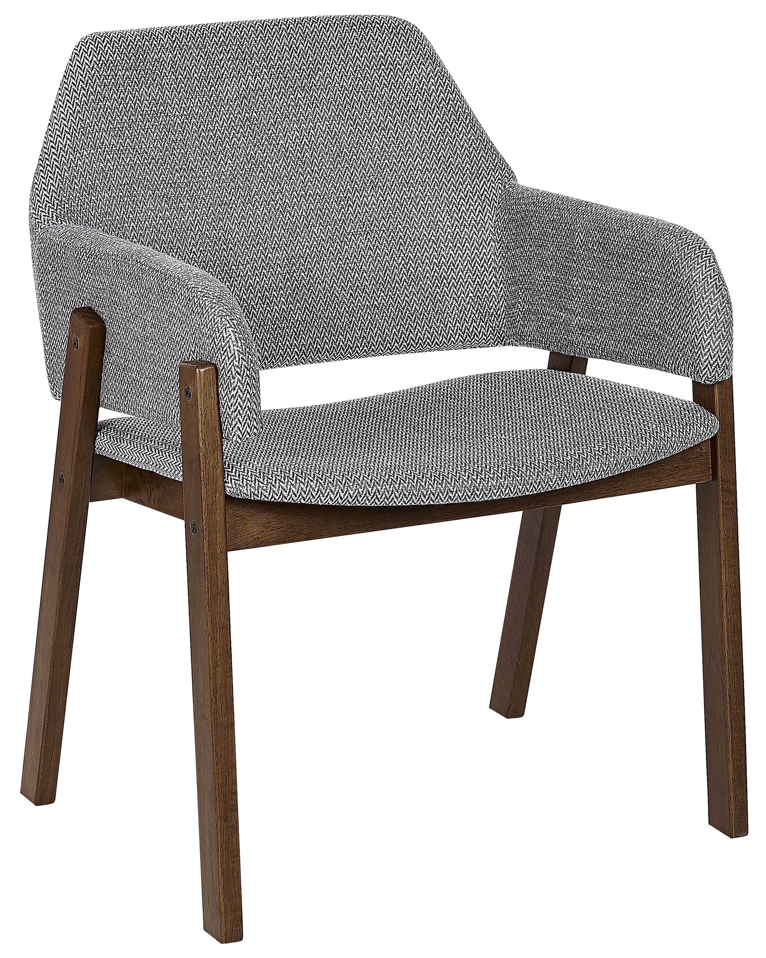 Set of 2 Dining Chairs ALBION Grey | Beliani.co.uk