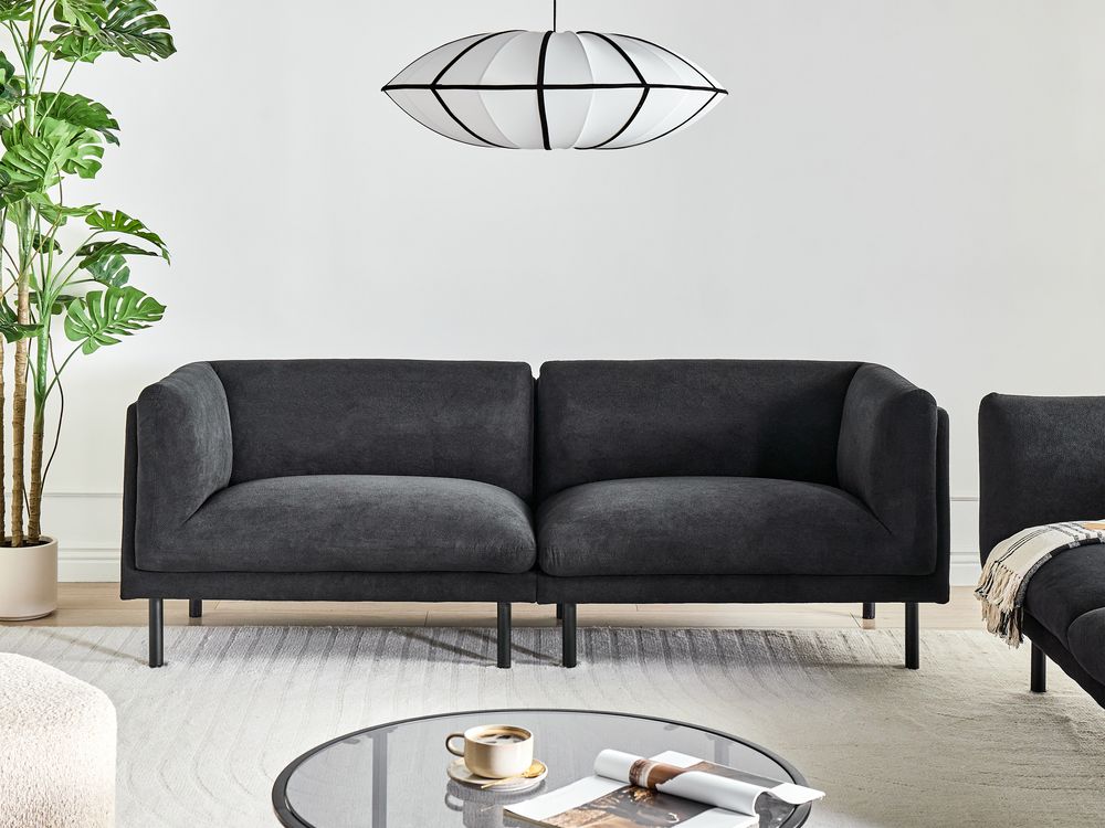 Sofa dla 3 osób TROSA Boucle Biały | Beliani.pl